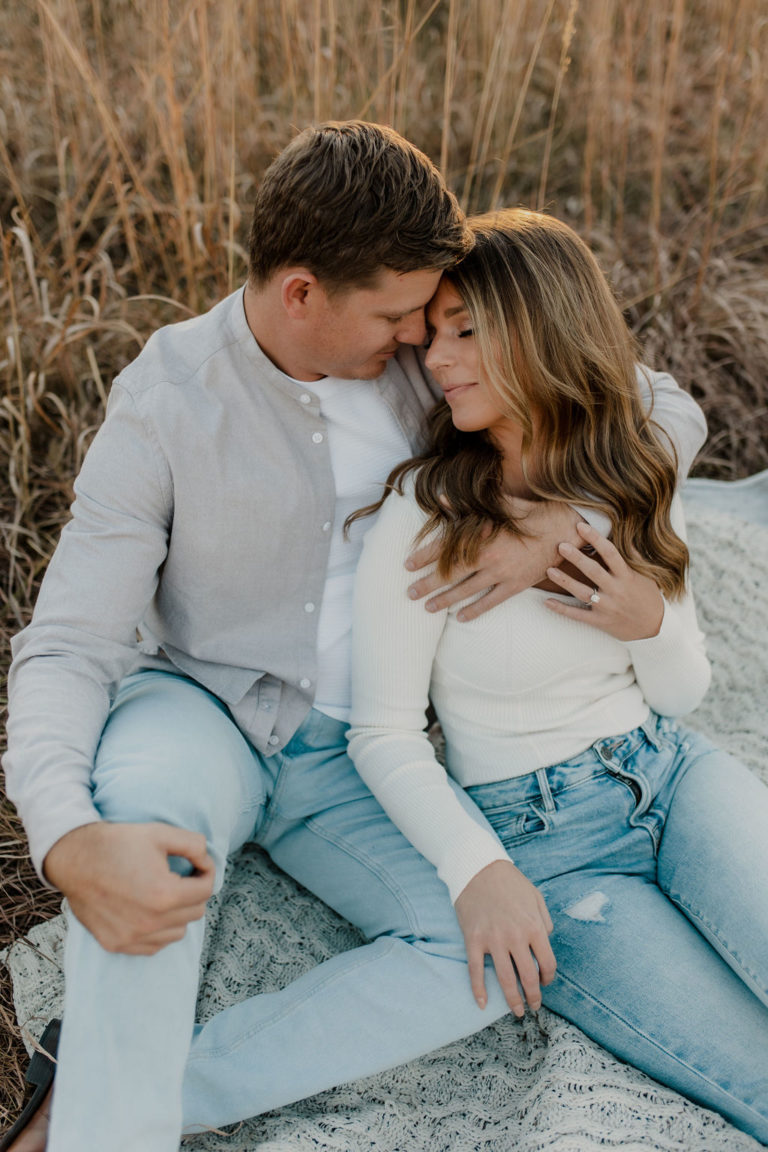 Fall Engagement Photos in Kansas City